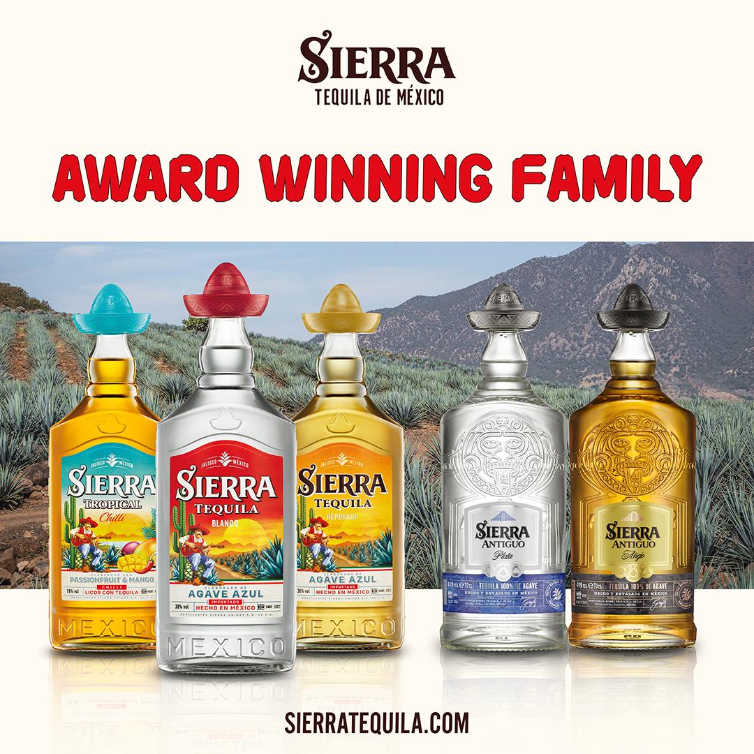 Sierra Tequila de México ist für die Tequila Range mit mehreren ...